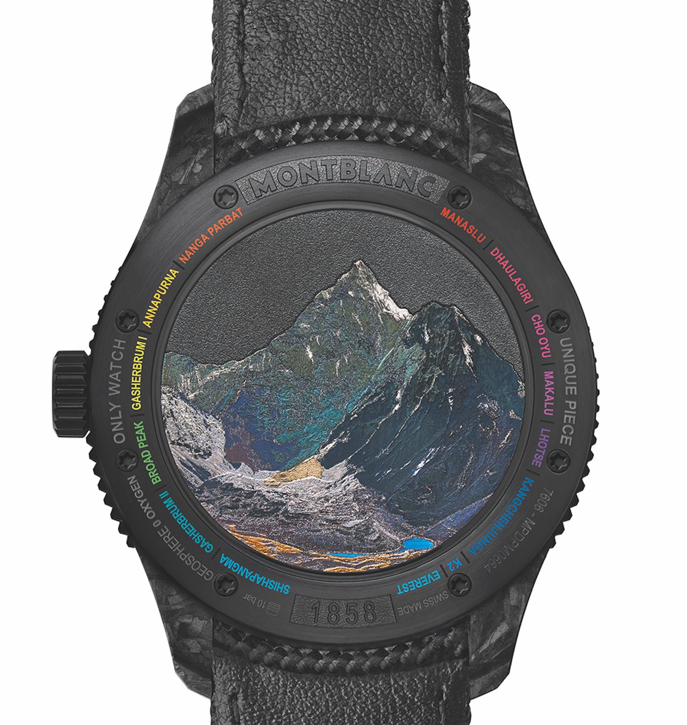 Montblanc presents the 1858 Geosphere 0 Oxygen CARBO2 for (...)