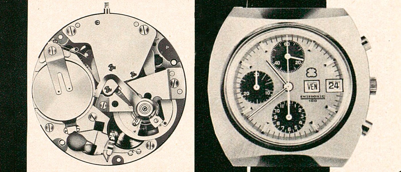 1972: the Swissonic 100 Chronograph, a singular swiss solution