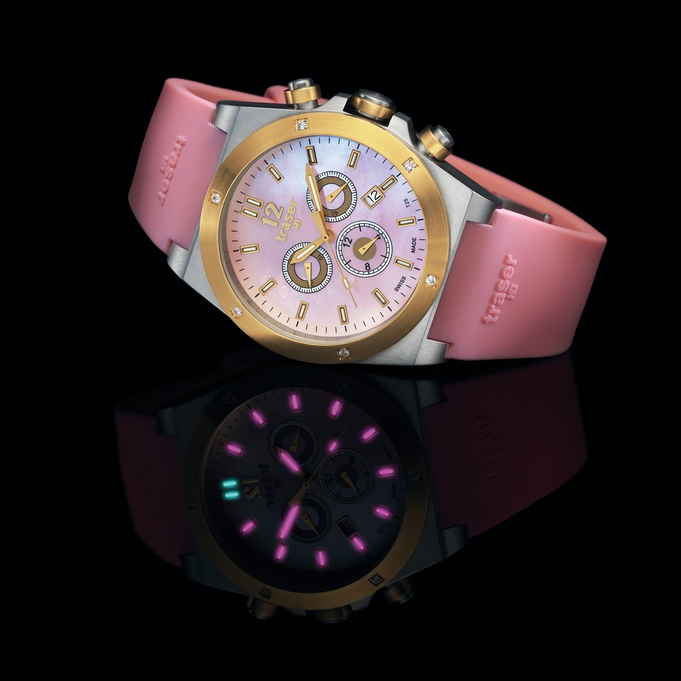 MB-Microtec Traser® Chronograph Lady Pink