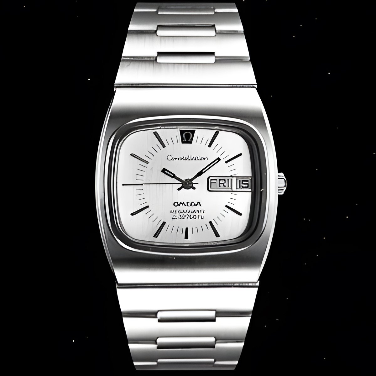 OMEGA “Megaquartz f 32 768 Hz Flight-deck”