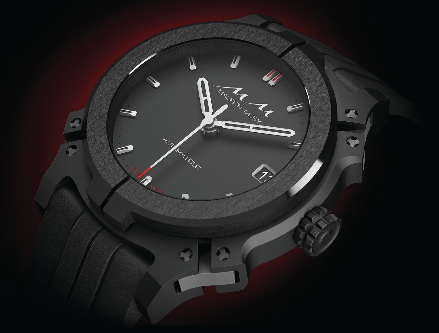 Mauron Musy Black Steel Armure